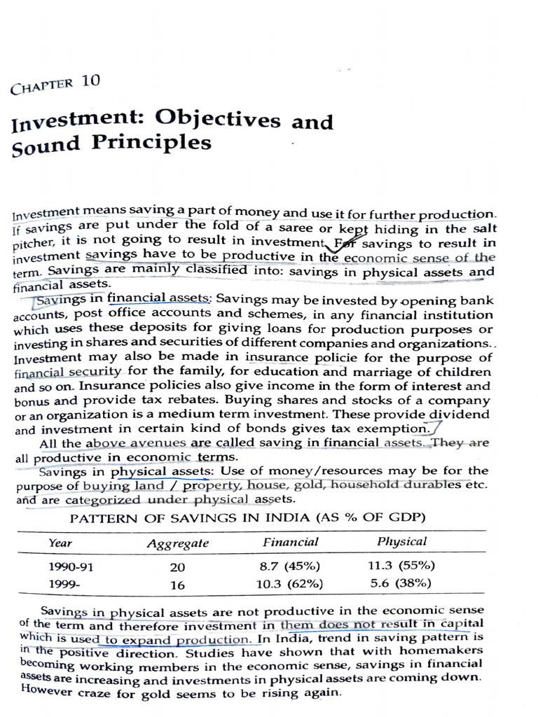 Investment Objectives and Principles | PDF | Investing | Securities ...