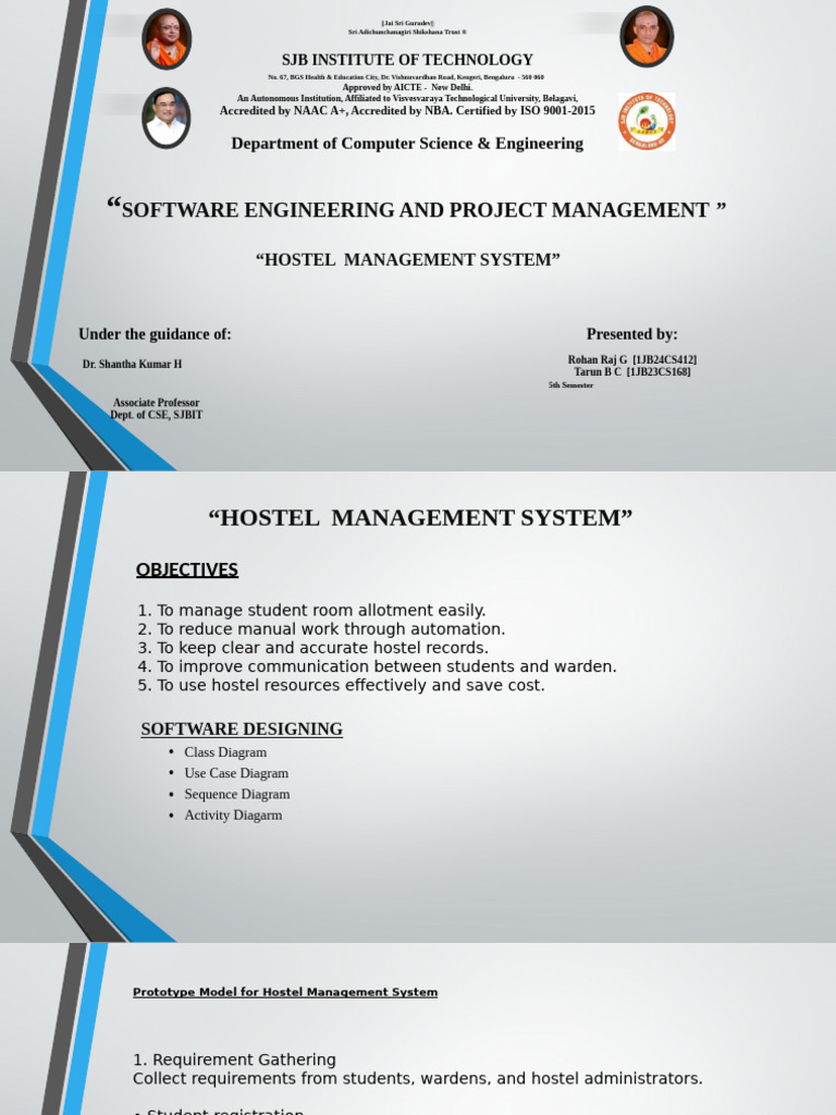 Hostel Management System Overview | PDF | Use Case | Prototype