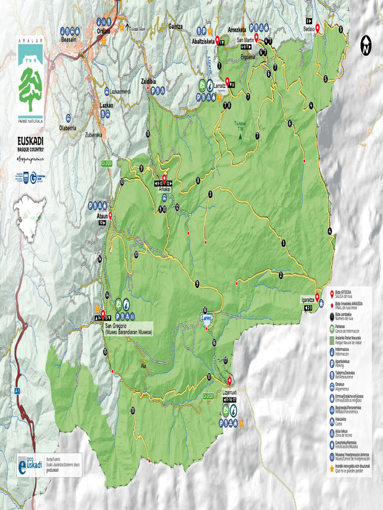 Rutas Parque Natural Aralar | PDF