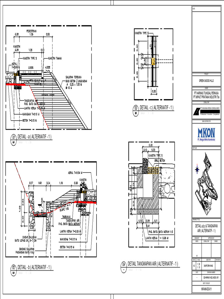 02.detail Mock Up (Alternatif - 1) | PDF