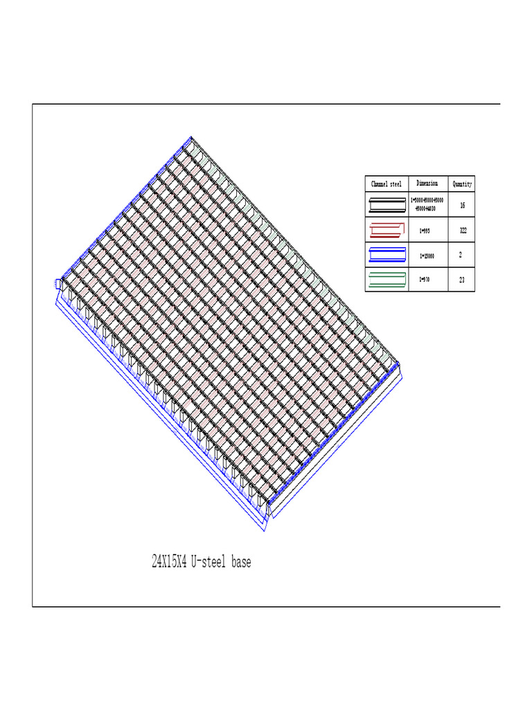 C Channel Drawing of 24x15x4 | PDF