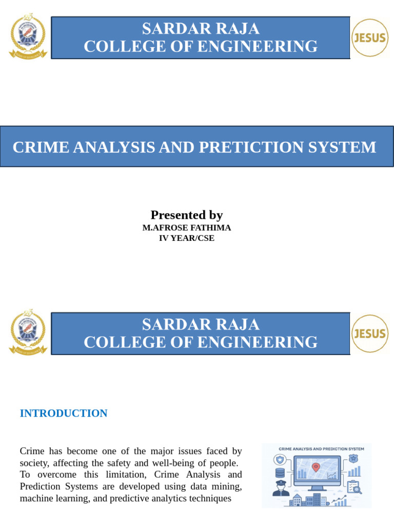 Crime Analysis and Prediction System | PDF