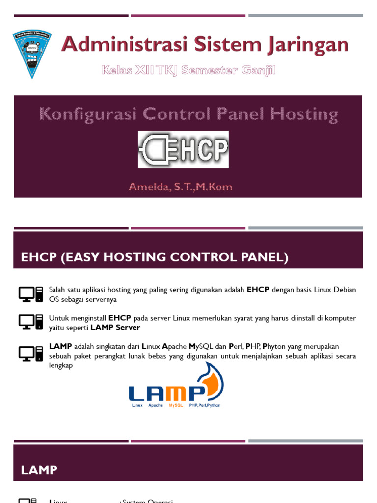 Konfigurasi EHCP di Linux Debian | PDF