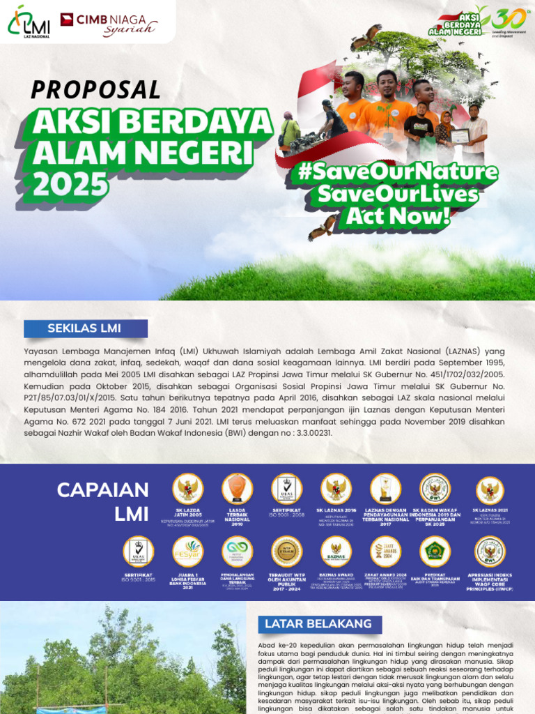 Aksi Lingkungan Berdaya LMI 2025 | PDF