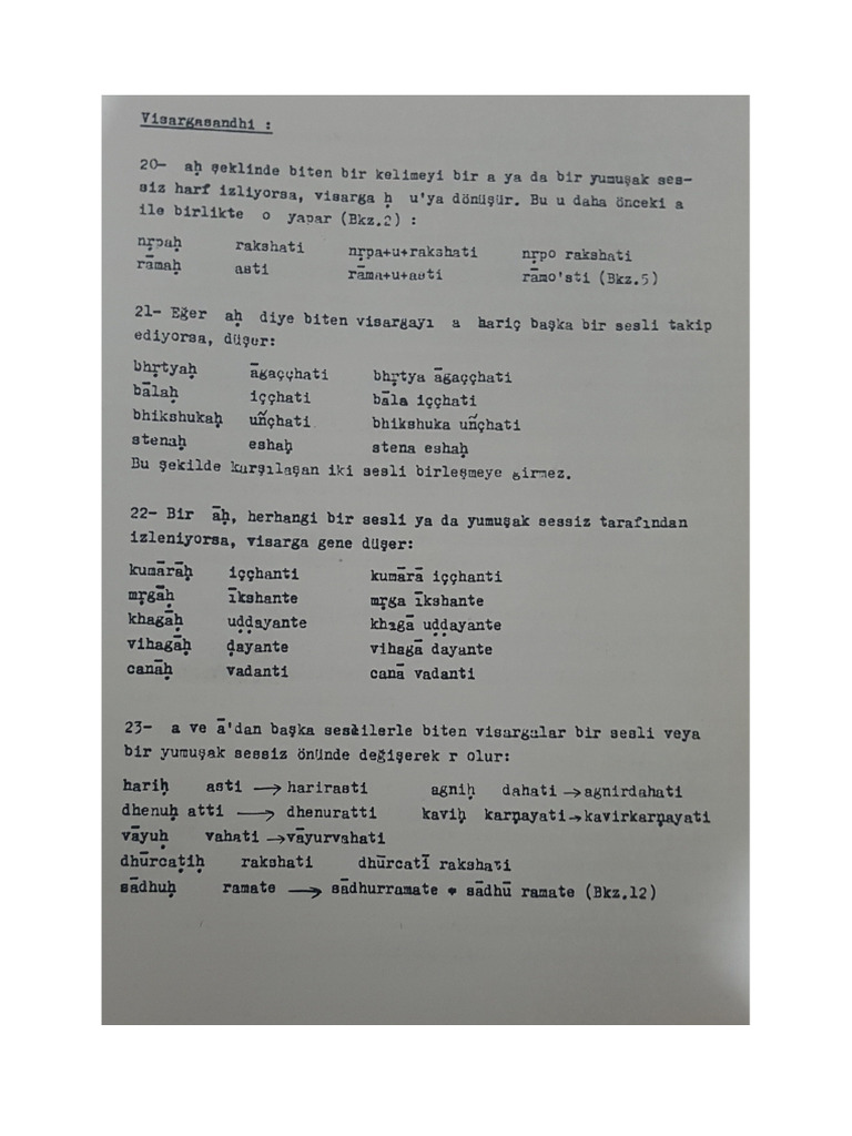 Konu 3 - Visarga Sandhi | PDF