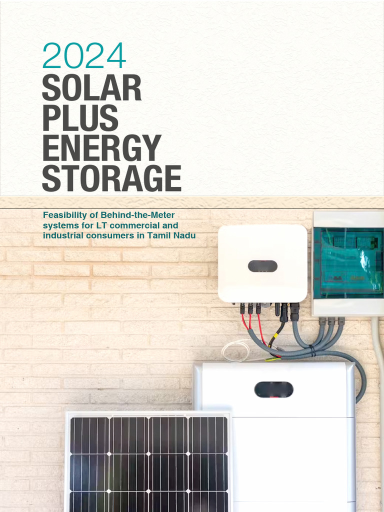 BtM Solar Storage Feasibility in Tamil Nadu | PDF | Solar Power ...