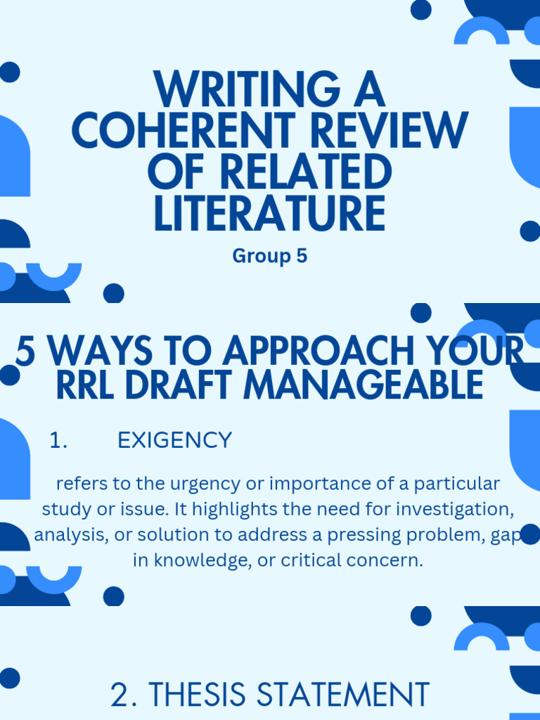 Effective Strategies for RRL Writing | PDF | Citation | Methodology