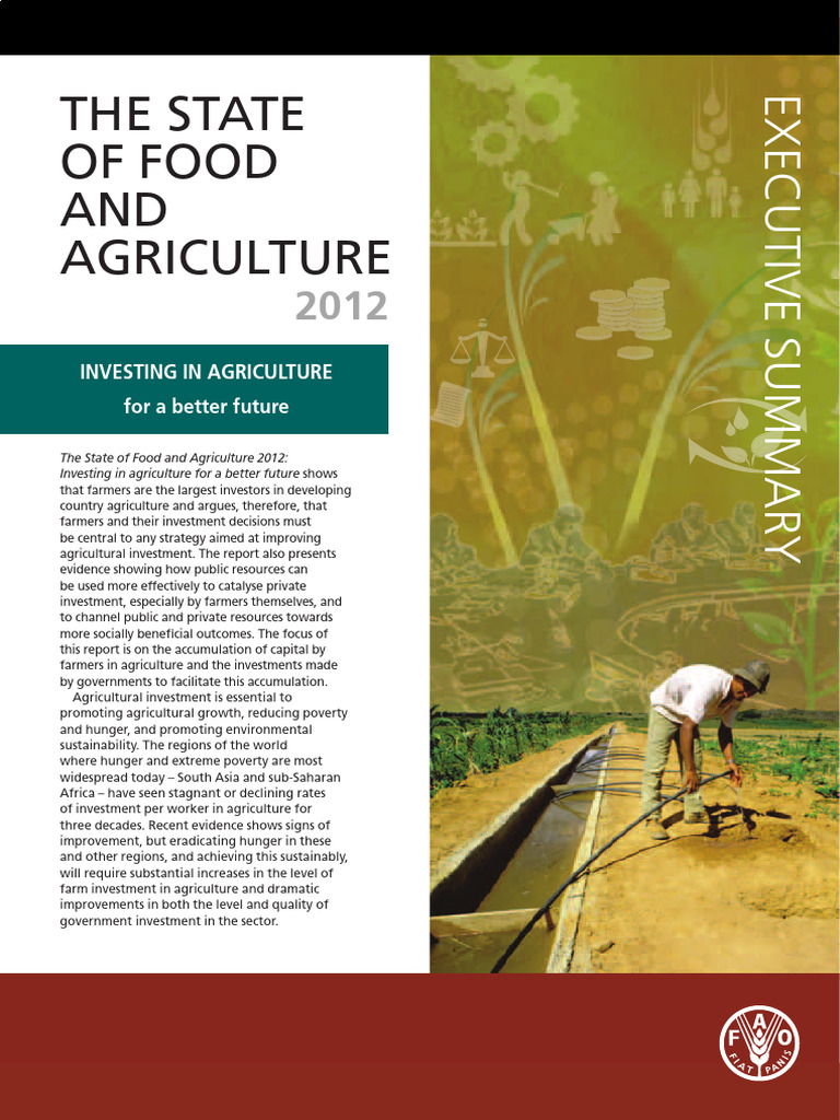 FAO - The State of Food and Agricuture 2012 | PDF | Agriculture | Poverty