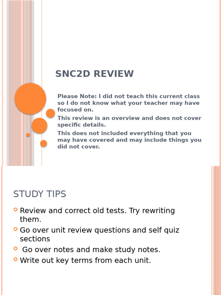 Snc2d Review For Final Part 1 | PDF | Mitosis | Tissue (Biology)