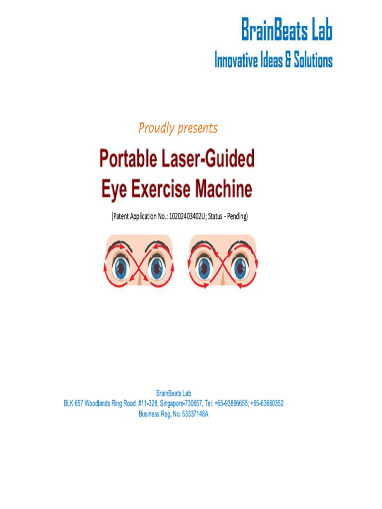 Laser-Guided Eye Exercise Machine - Presentation Slide | PDF