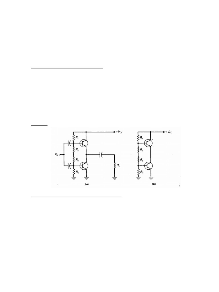 Amplificador Push-Pull en Clase B | PDF | Amplificador | Transistor