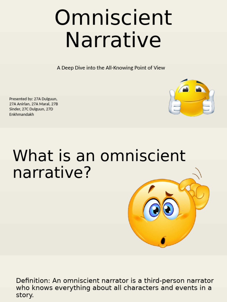 Omniscient Narrative | PDF | Narration | Pride And Prejudice