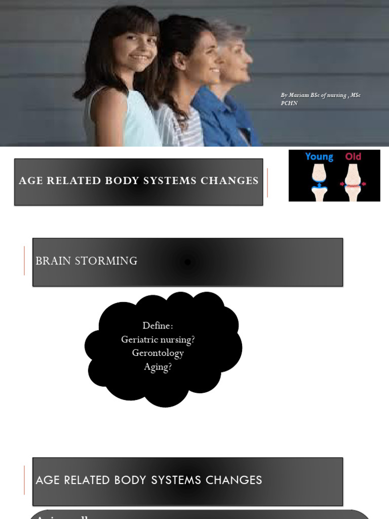 Age Related Body Systems Changes L | PDF | Human Musculoskeletal System ...