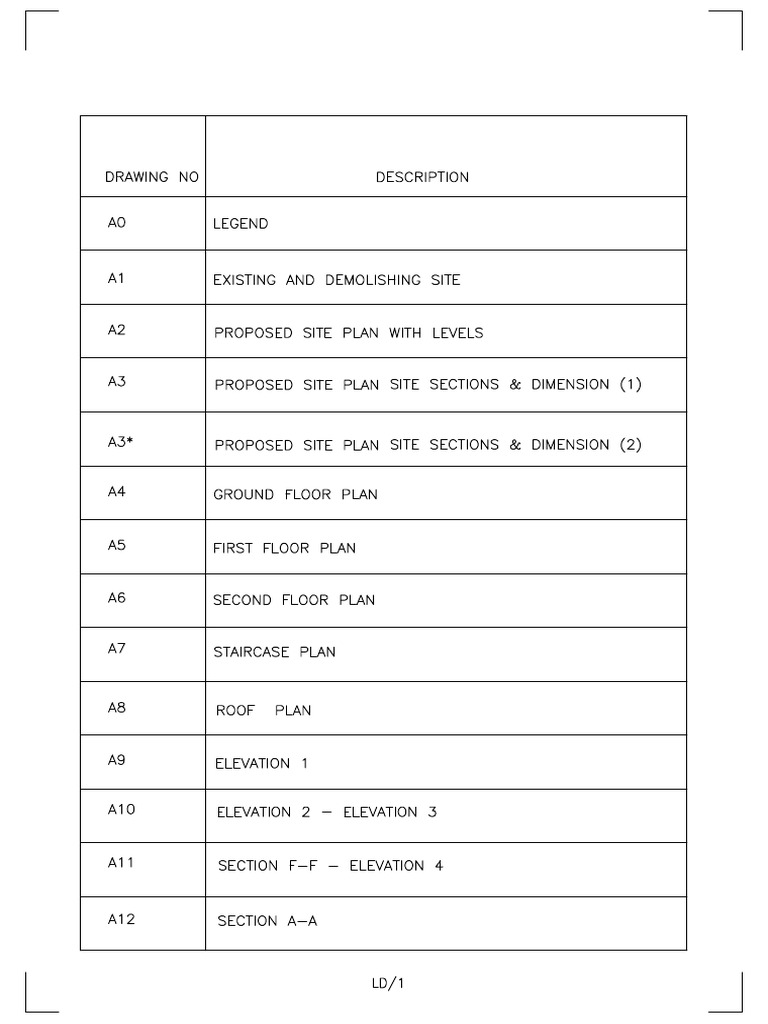 d0 - List of Drawings - Amari Bs Compound Organized7 | PDF