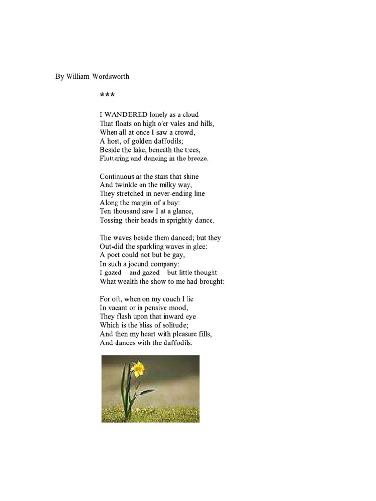 Daffodils | PDF