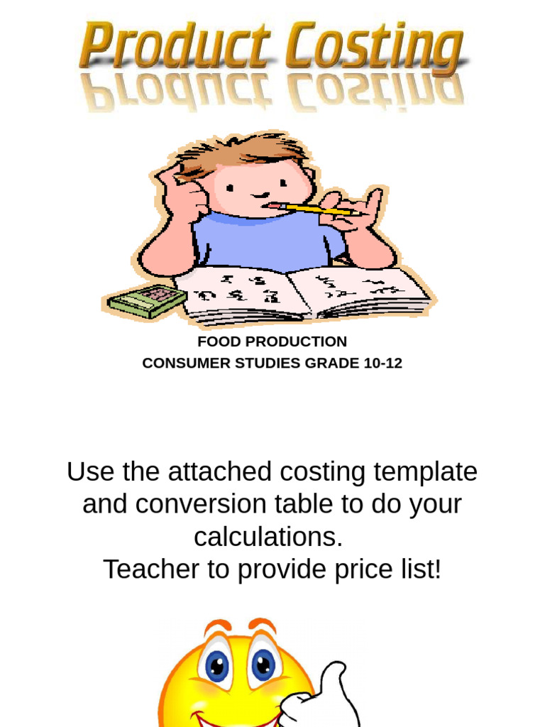 Recipe Costing and Conversion Guide | PDF