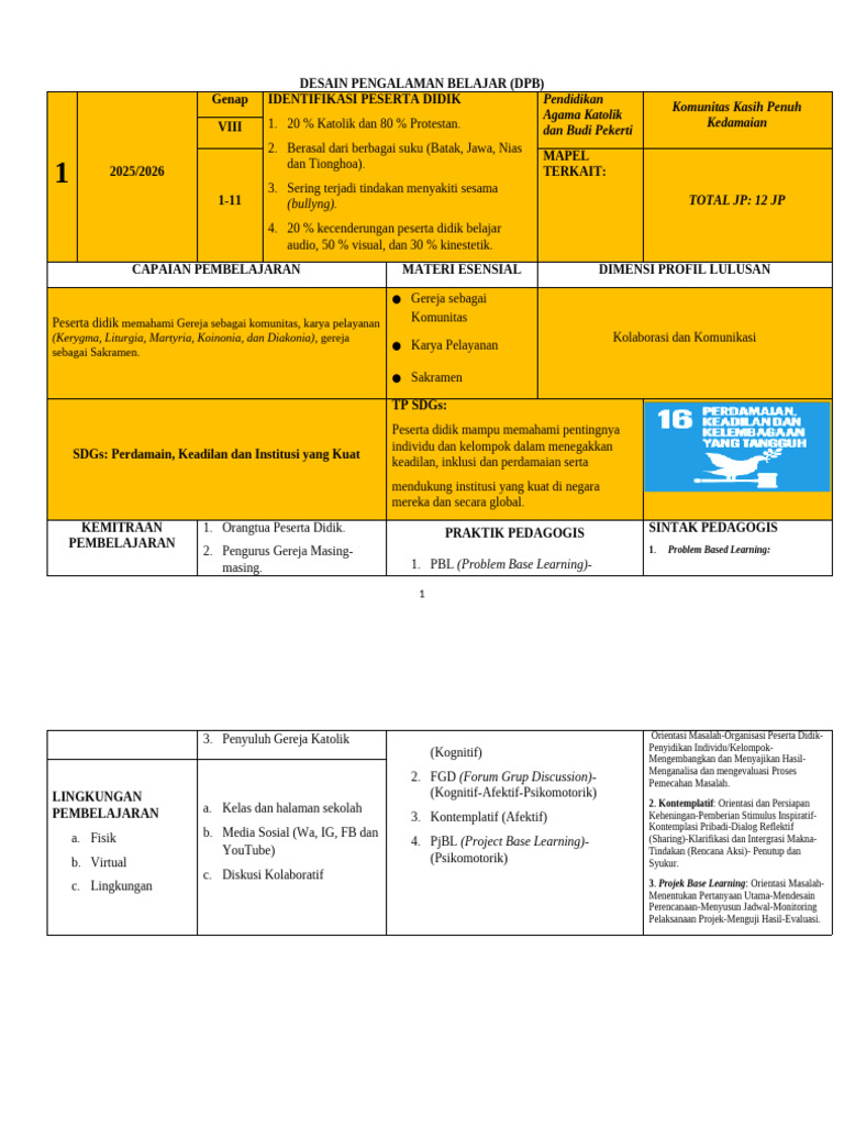 SMP Bintang Timur - Lasder Dan Tandaon | PDF