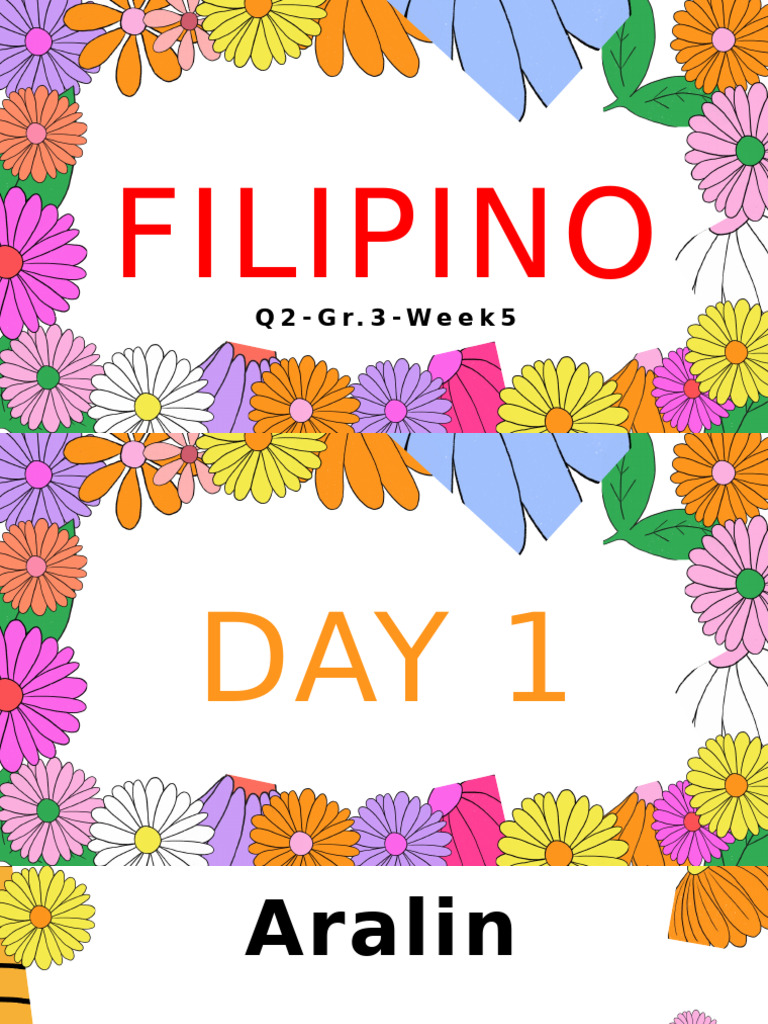 Week5 Filipino | PDF