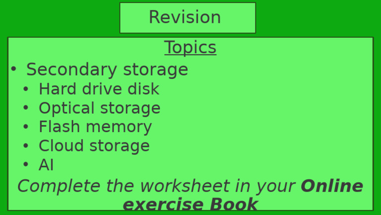 Revision Topic Slide 1 | PDF