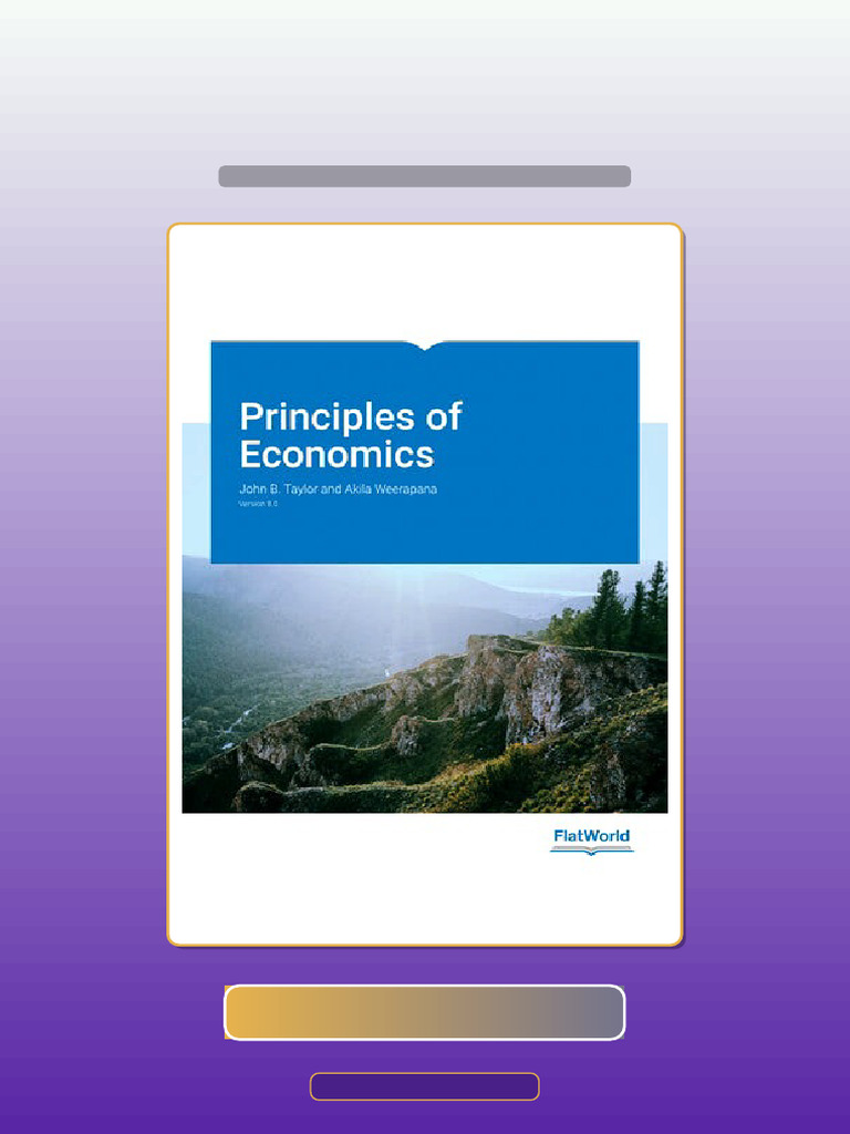 Principles of Economics Version 8 0 8th Taylor Ebook and TestBank ...