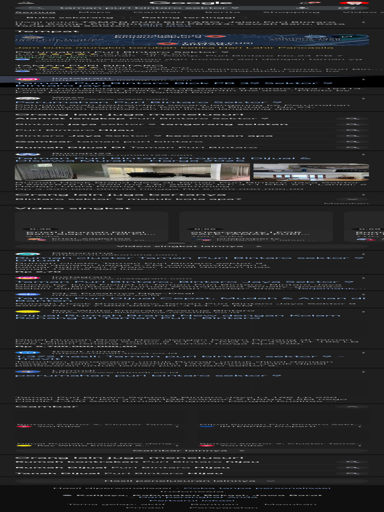 Taman Puri Bintaro Sektor 9 - Penelusuran Google | PDF