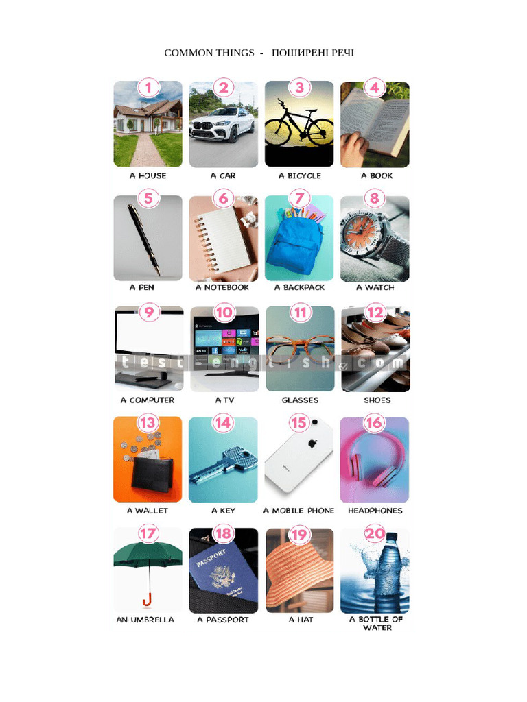 Common Things | PDF