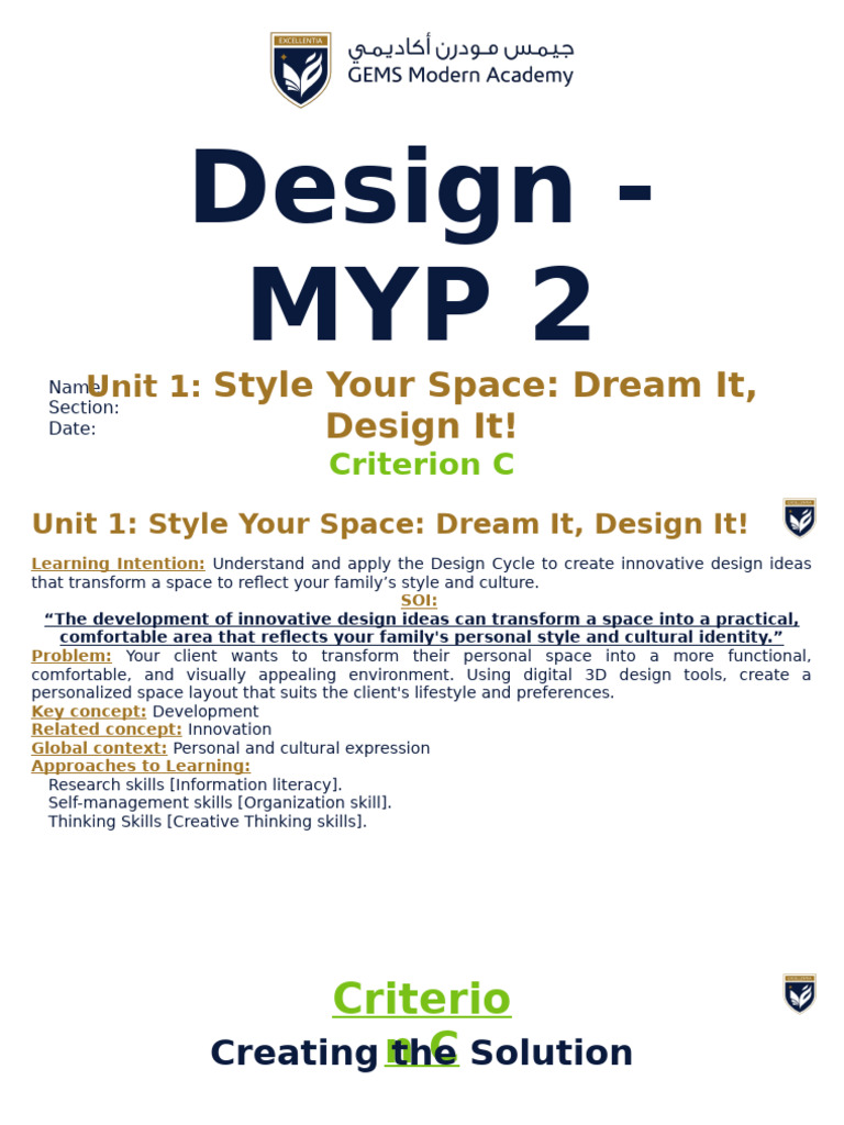 Transform Your Space: Design Cycle Guide | PDF | Design | Space