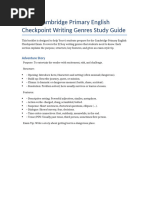 CAIE Checkpoint English Writing Guide | PDF | Paragraph | English Language