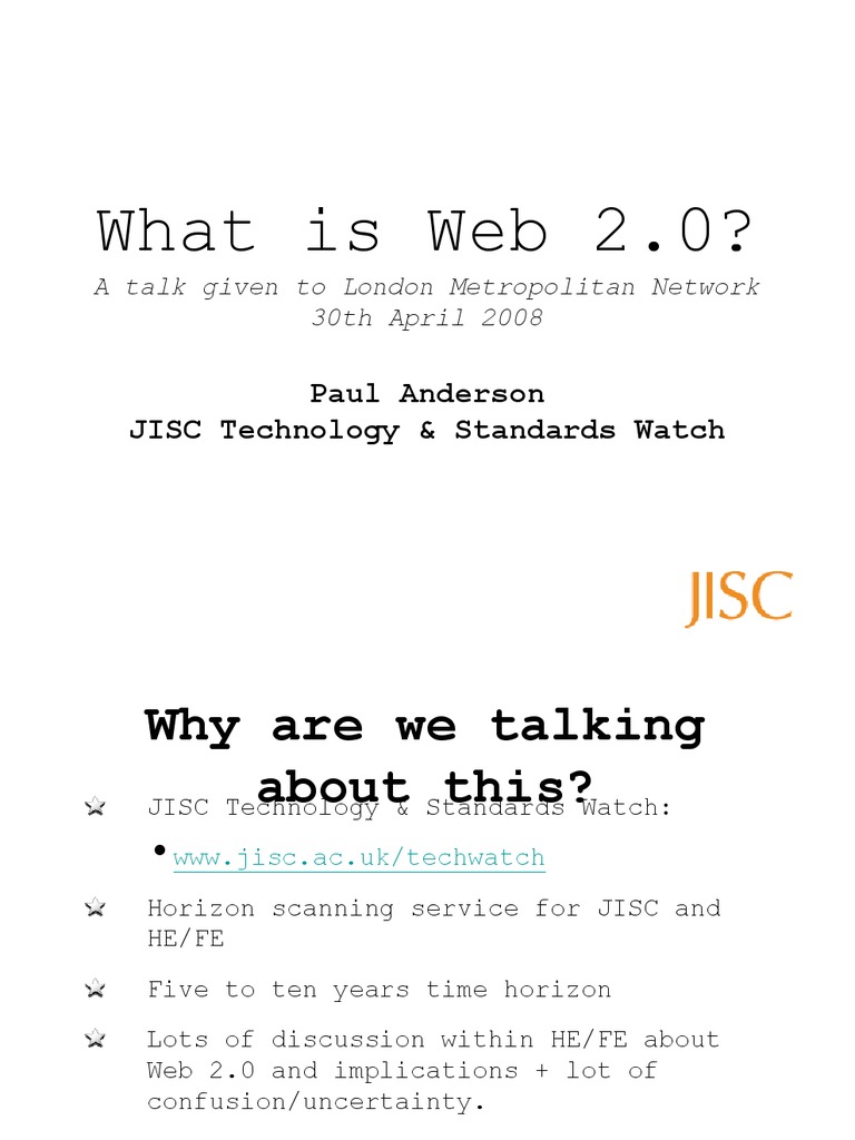 What Is Web 2.0 | PDF | Web 2.0 | Social Software