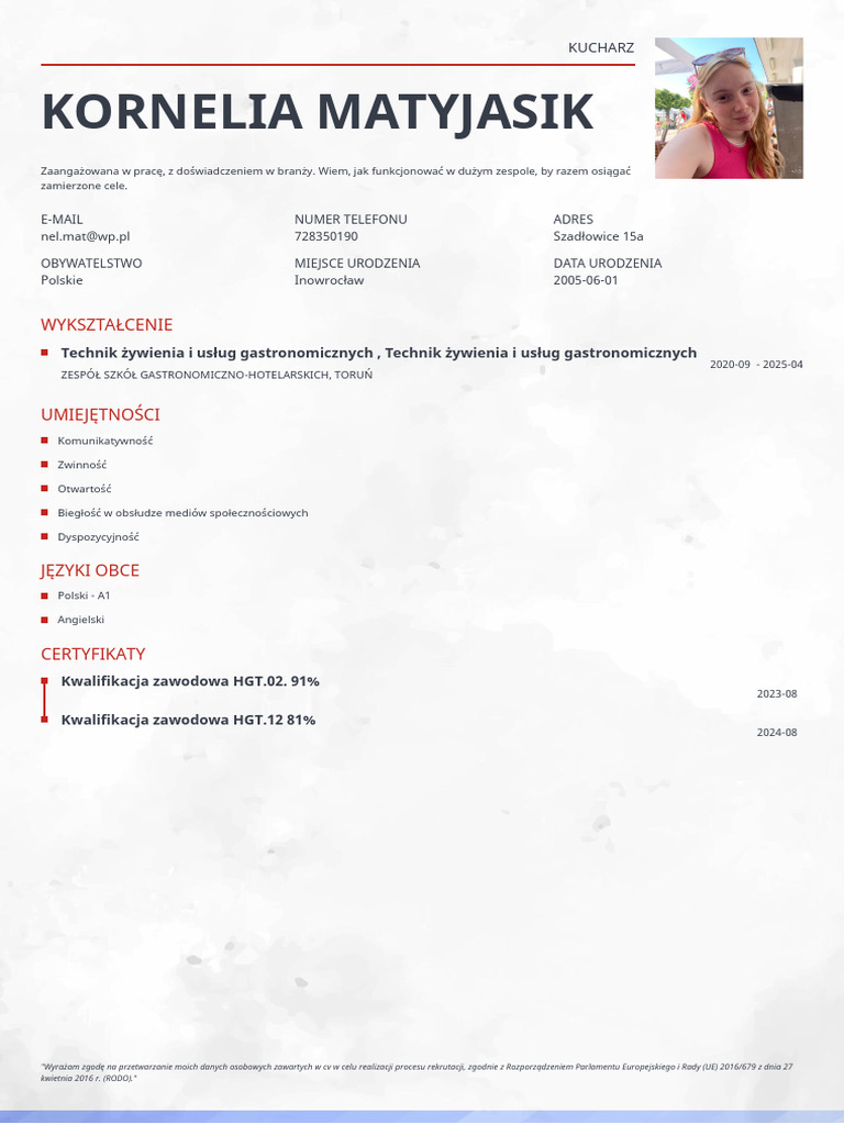 Resume 3 (Kopia) | PDF