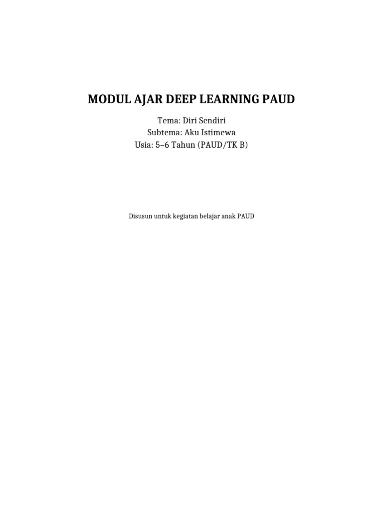 Modul_Ajar_DeepLearning_PAUD-1 | PDF