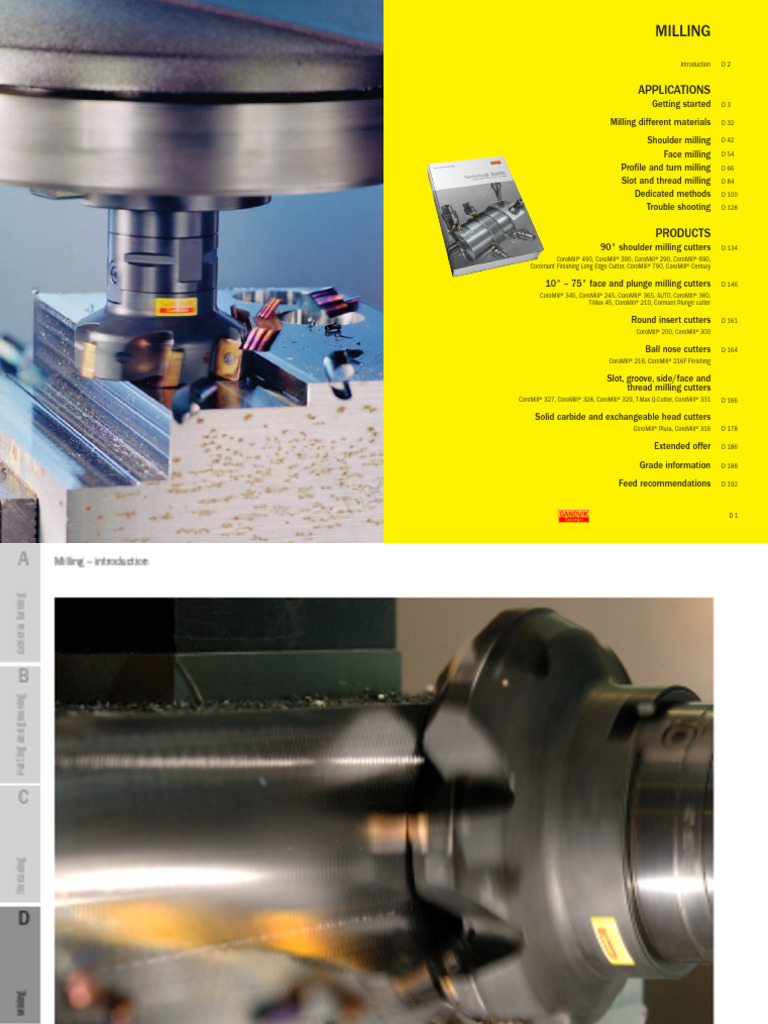 Milling | PDF | Drilling | Machining