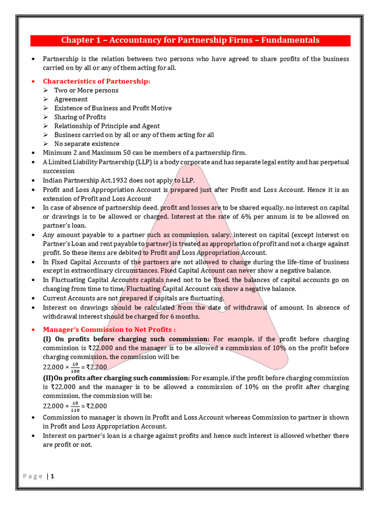 Mission Half Yearly Class 12 Accountancy Revision Capsule CLICKABLE ...