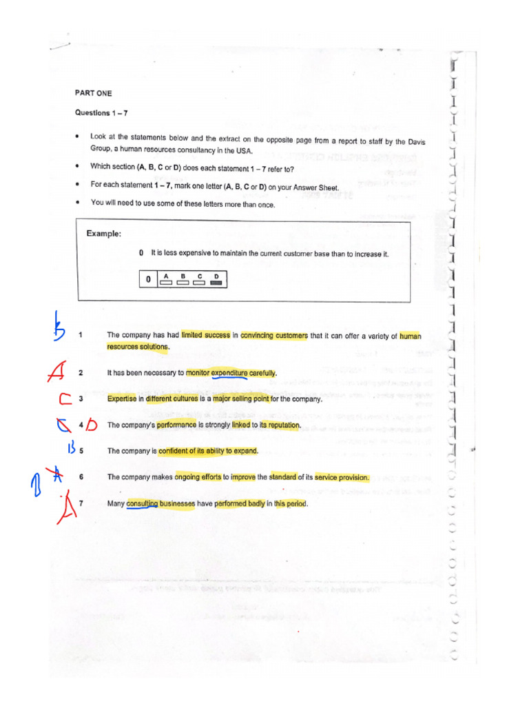 BEC Reading | PDF