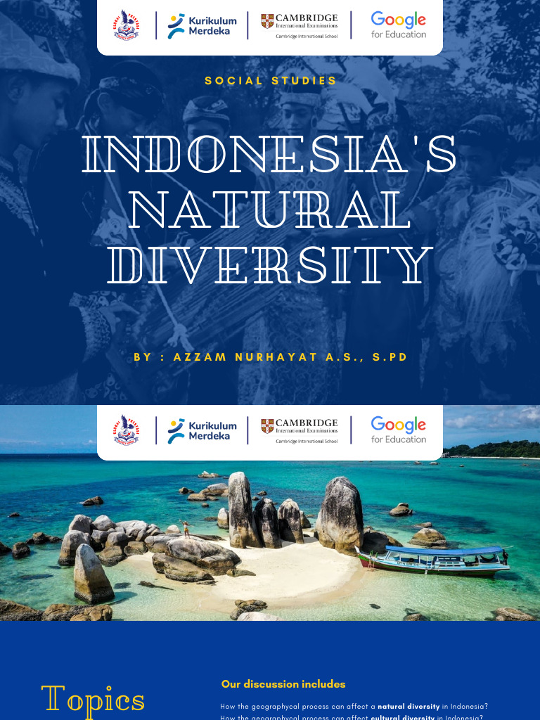 8.1.1 Indonesia's Natural Diversity | PDF | Indonesia | Pacific Ocean