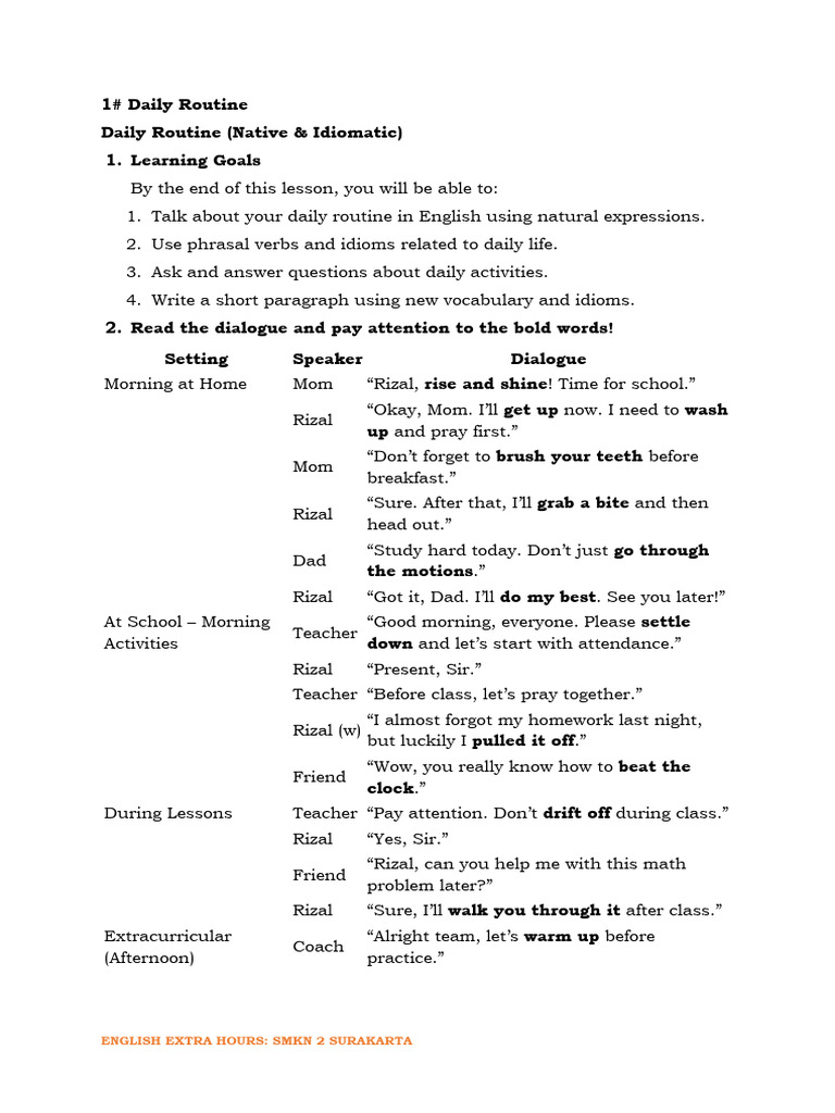 Extra English Hours | PDF | English Language