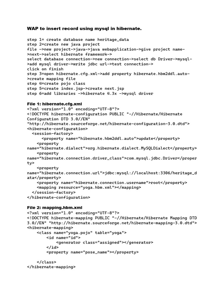 Hibernate Framework Example | PDF | Computer Data | Java Platform