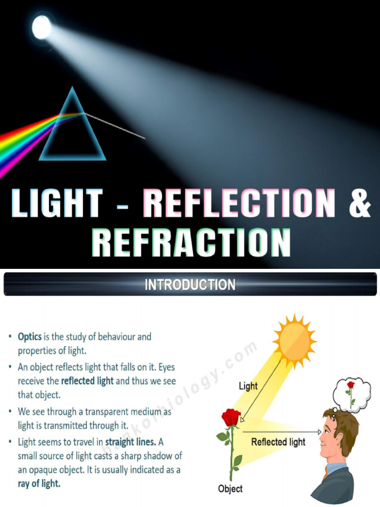 10 Light - Reflection and Refraction | PDF