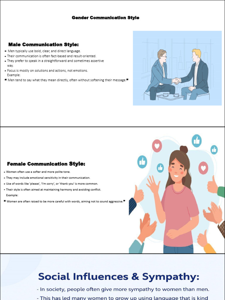 Understanding Male Communication Styles | PDF