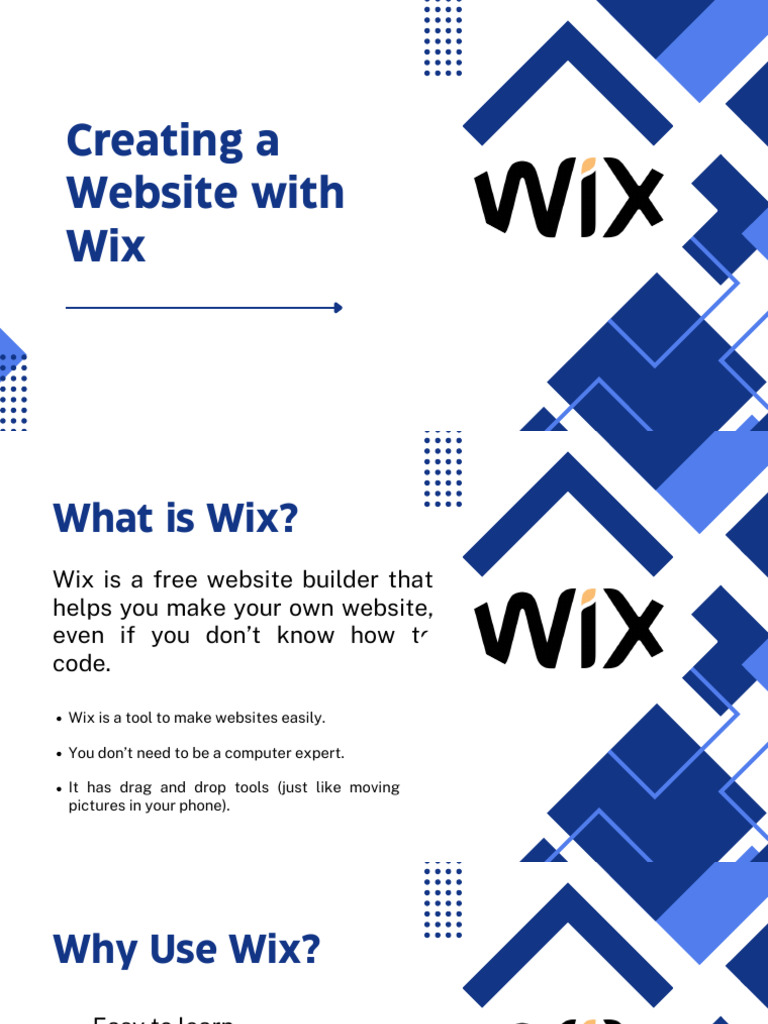 Build a Website Easily with Wix | PDF