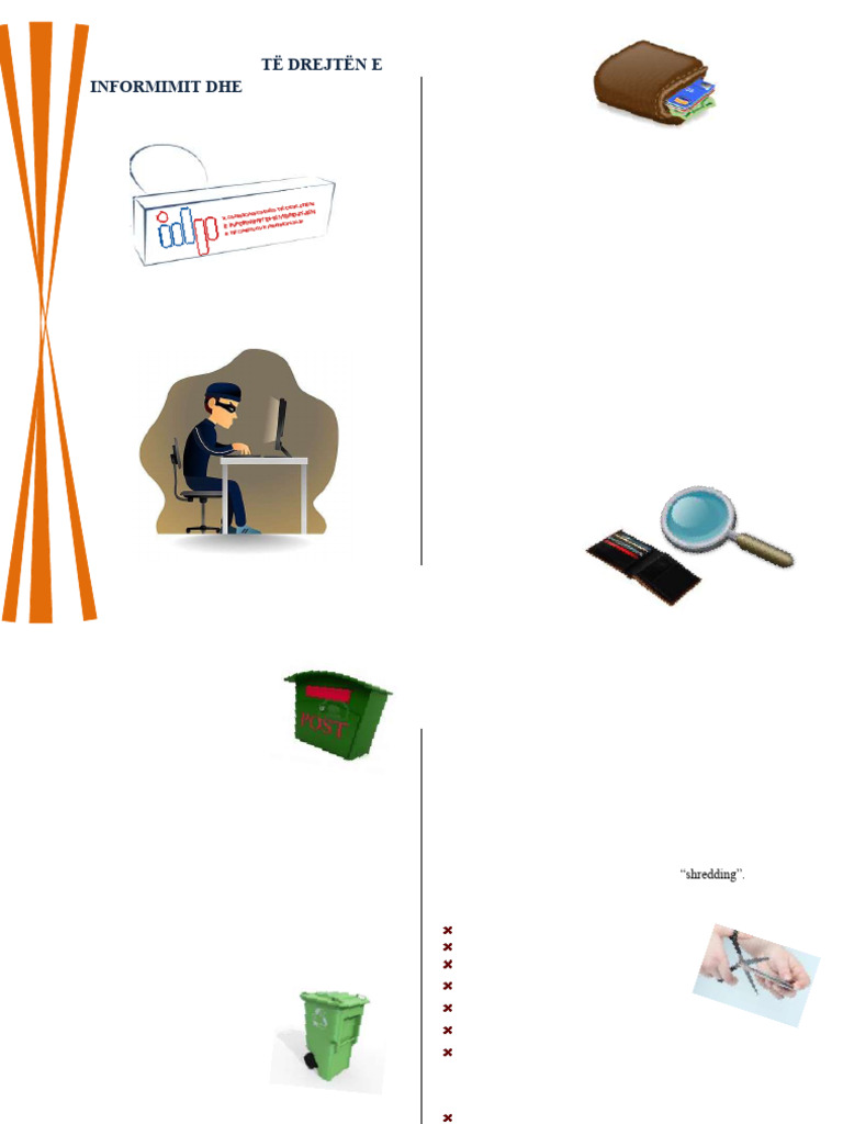 Broshur Kujdes Nga Vjedhja e Identitetit | PDF