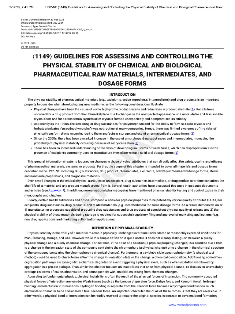 Guidelines for Pharmaceutical Stability | PDF | Pharmaceutical ...