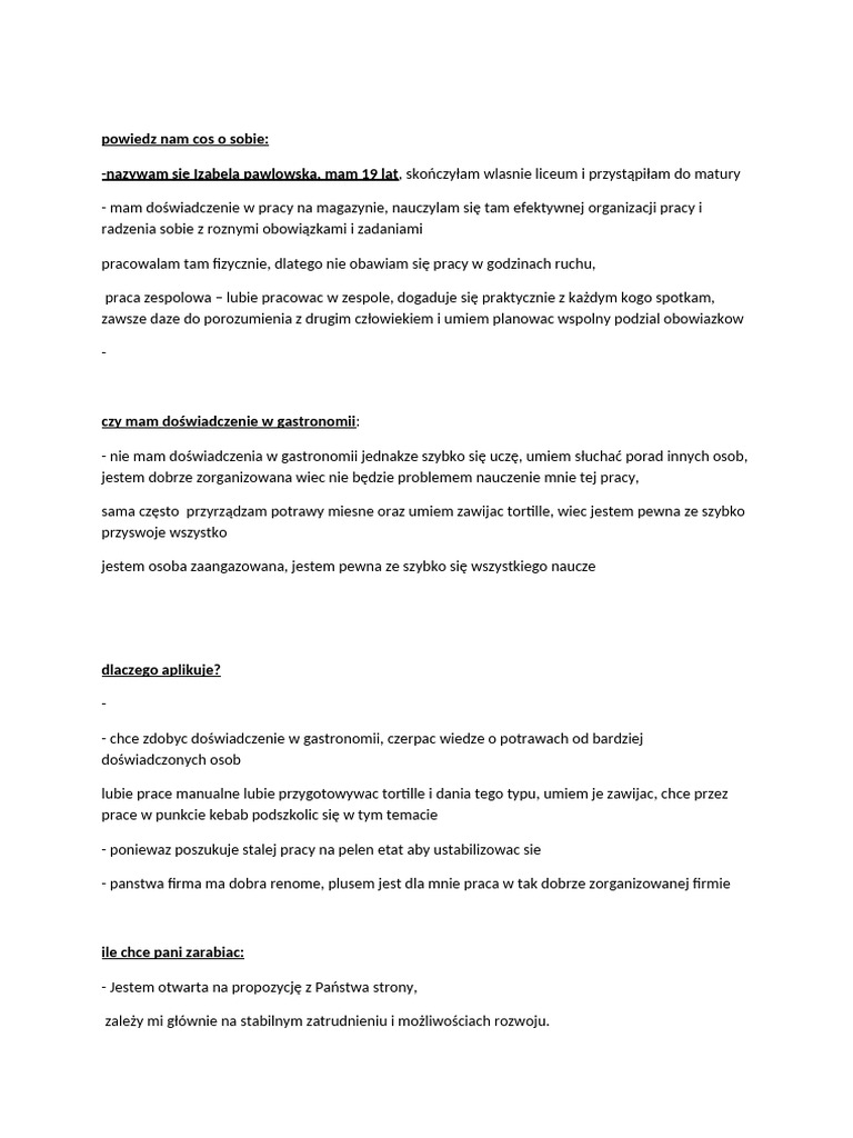 Job Int | PDF