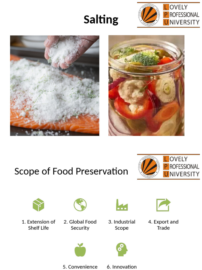 Salting vs. Sugaring in Food Preservation | PDF | Food Preservation ...