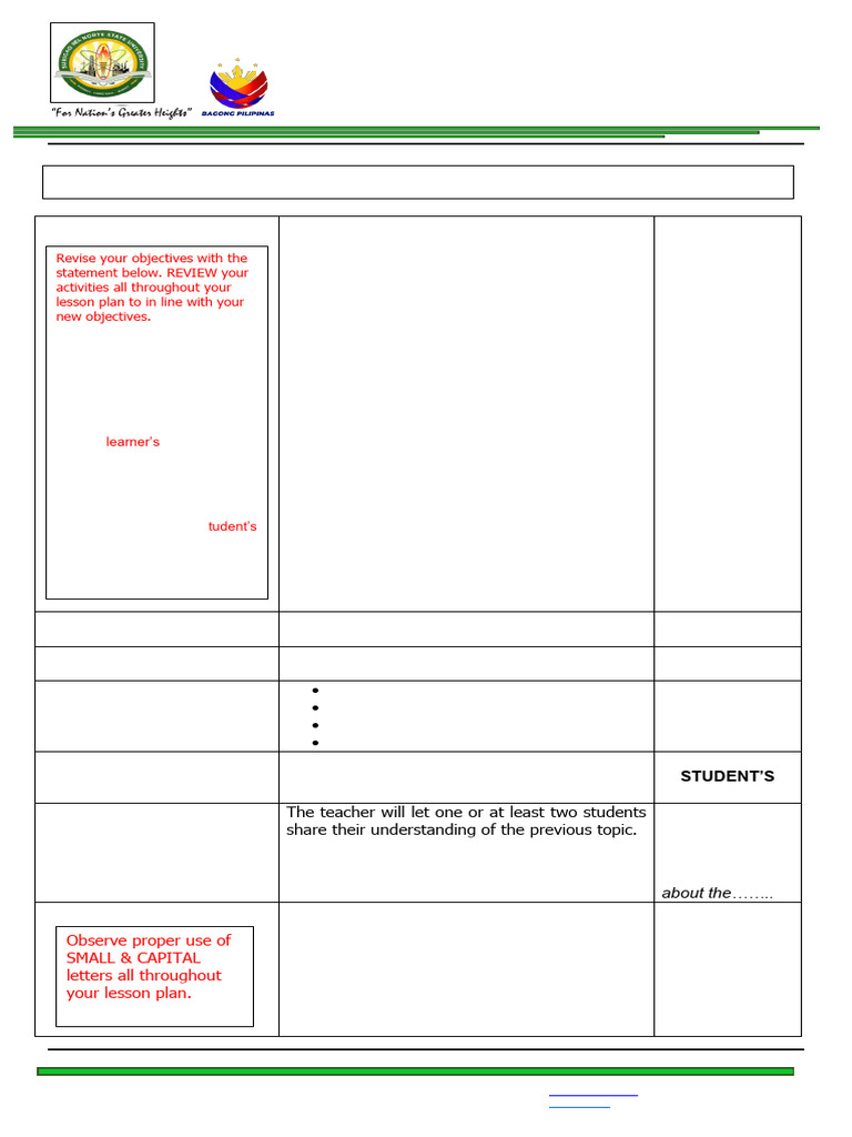 Joan P. Paring Lesson Plan | PDF | Motivational | Motivation