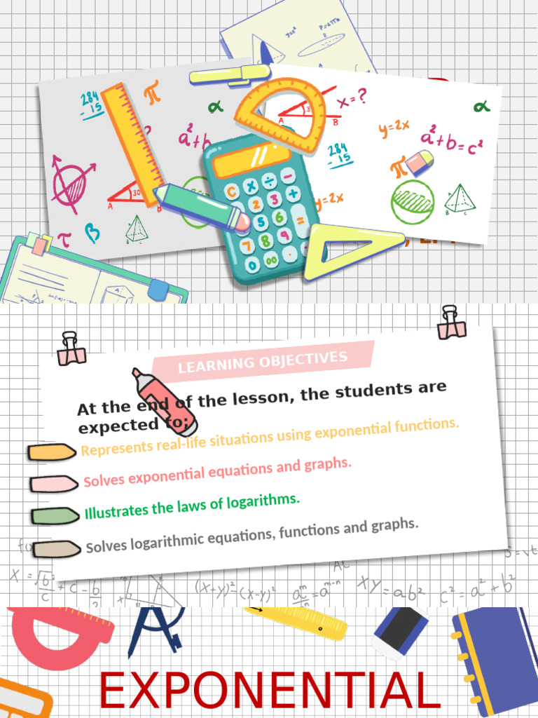Exponential Functions Equations and Graphs | PDF | Exponential Function ...