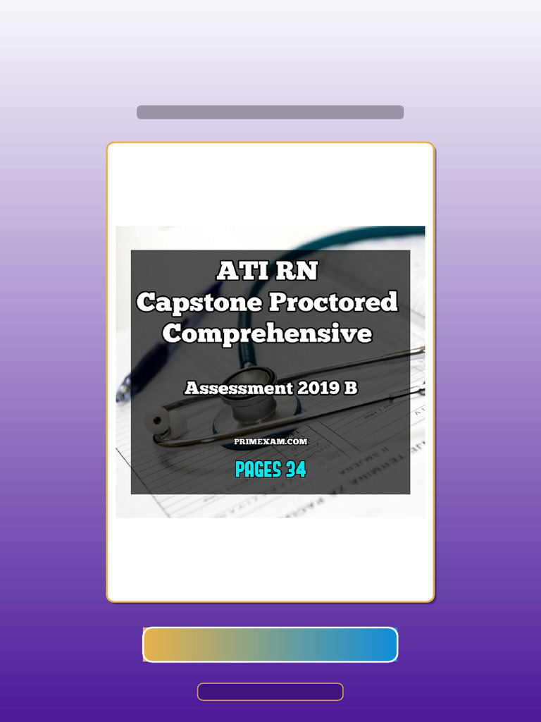 ATI RN Capstone Proctored Comprehensive Assessment 2019 B Ebook and ...