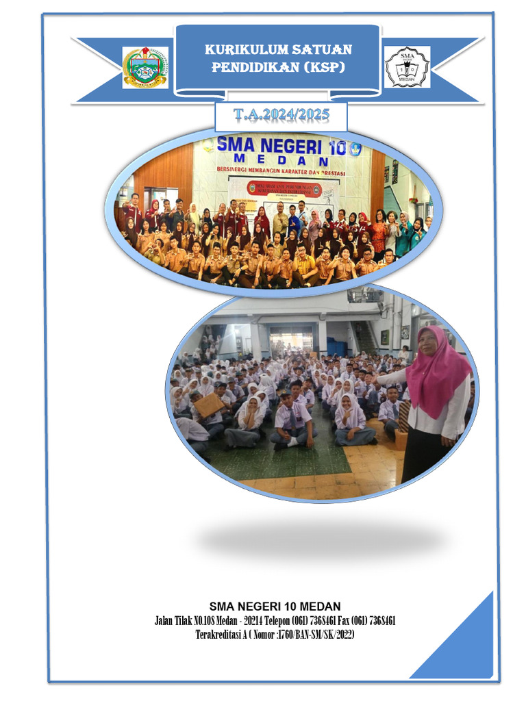 Kurikulum SMA Negeri 10 Medan 2024/2025 | PDF