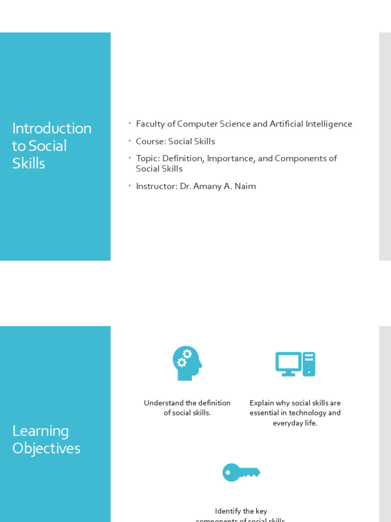 Importance of Social Skills in Tech | PDF | Communication | Social Skills