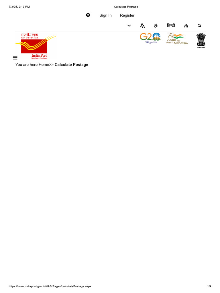 India Post Parcel Calculate Postage - 3 | PDF | Mail | Service Industries